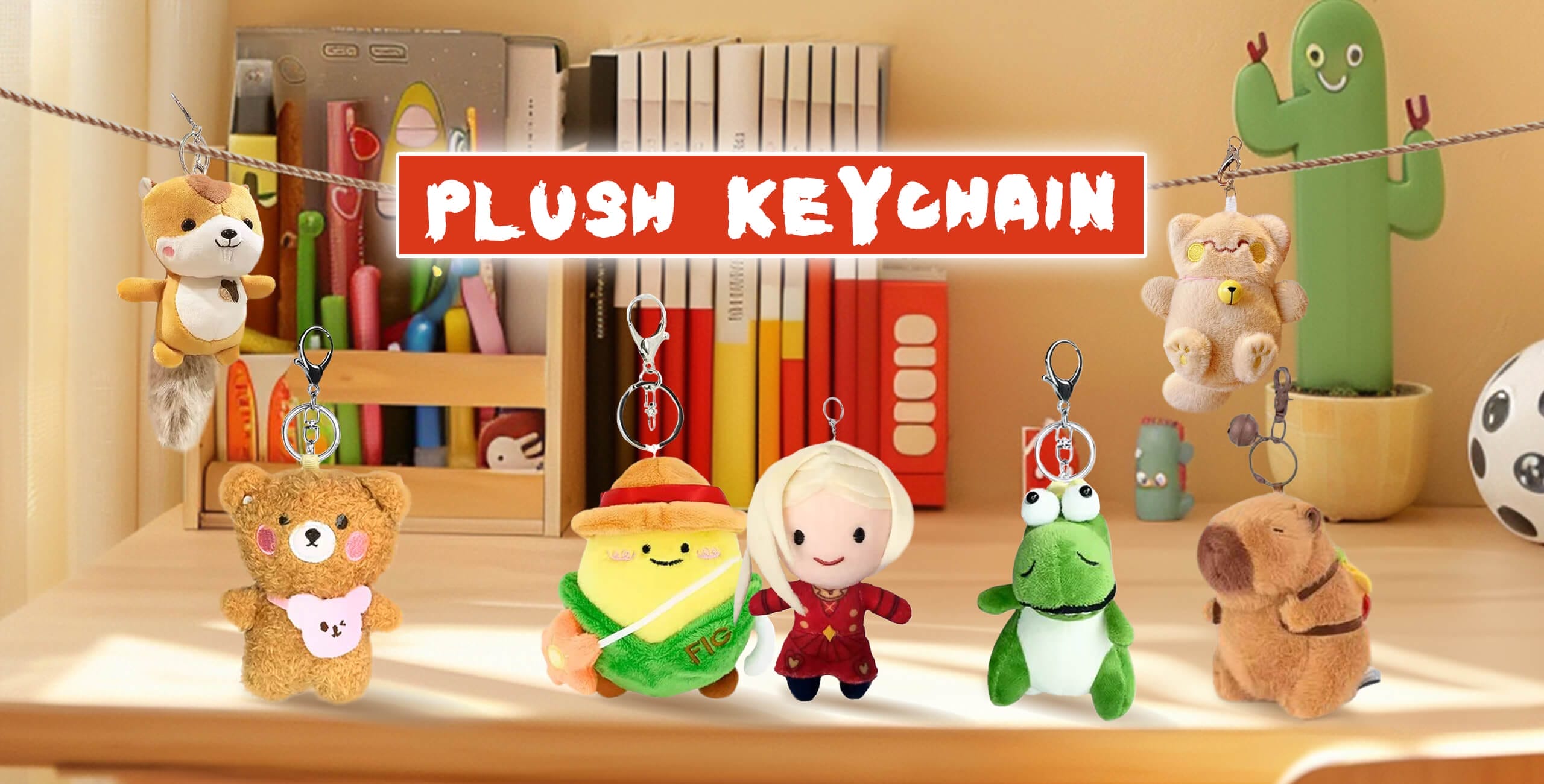 Custom Plush Keychain -Plush Keychain Manufacturer - Xuzhou Gaopeng Toy